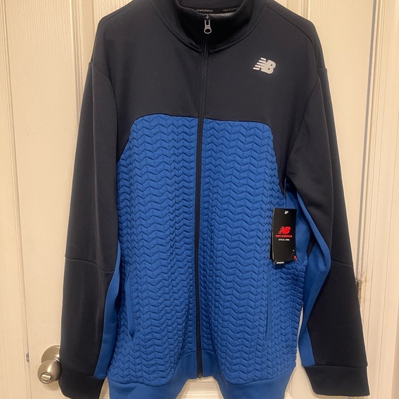 New Balance | Jackets & Coats | New Balance Mens Blue And Navy Jacket ...